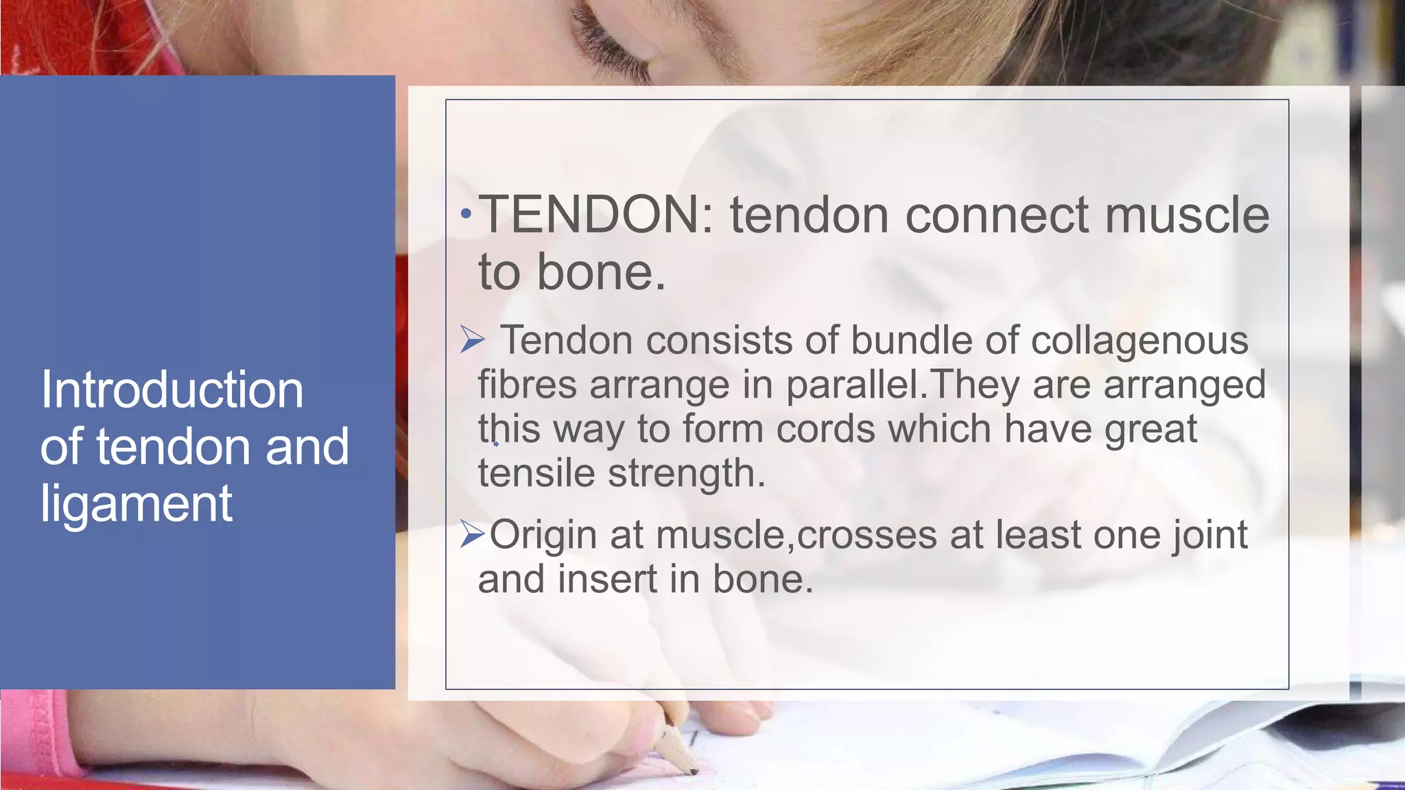 Biomechanics of ligament and tendon | PPTX