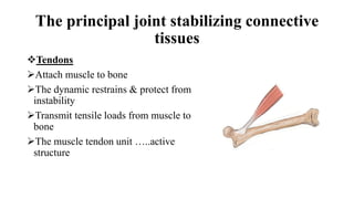 BIOMECHANICS OF LIGAMENT AND TENDONS.pptx