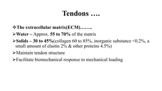 BIOMECHANICS OF LIGAMENT AND TENDONS.pptx