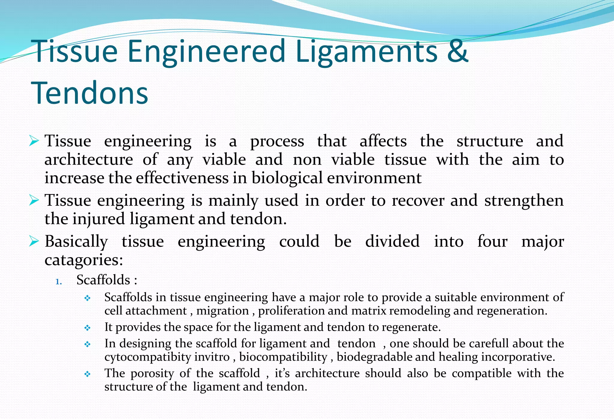Biomechanics of ligaments & tendons | PPTX