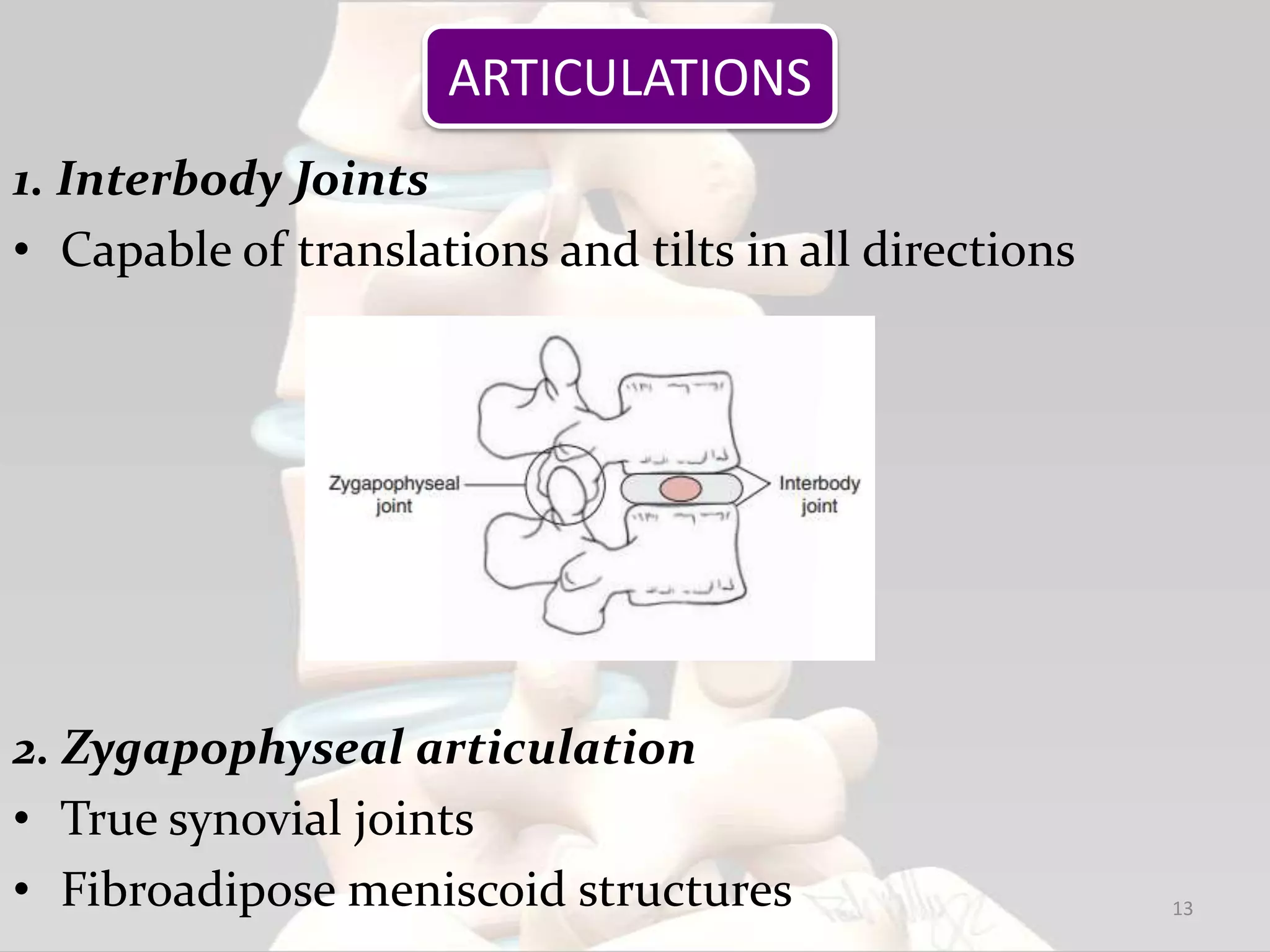 Biomechanics of lumbar spine | PPTX