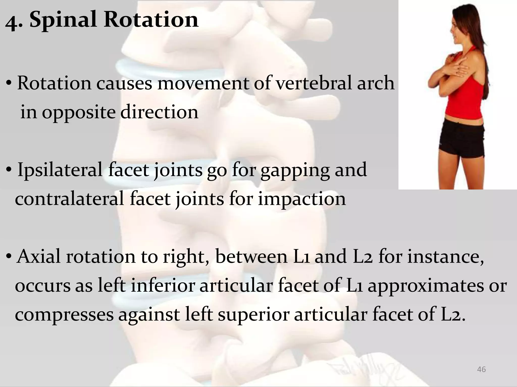 Biomechanics of lumbar spine | PPTX