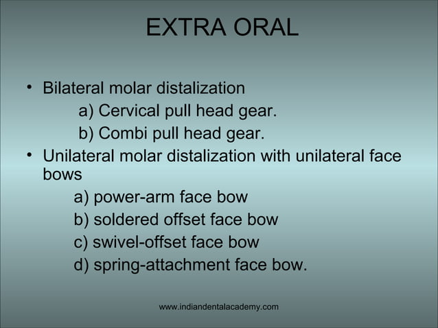 Biomechanics of molar distalization | PPT | Dental Health | Diseases ...