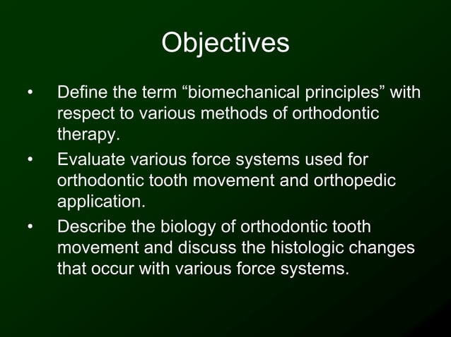 Biomechanics of Orthodontic Tooth Movement _2 - Dr. Nabil Al-Zubair ...