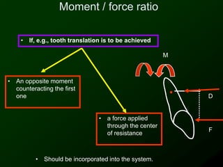 Biomechanics of Orthodontic Tooth Movement _2 - Dr. Nabil Al-Zubair | PPTX