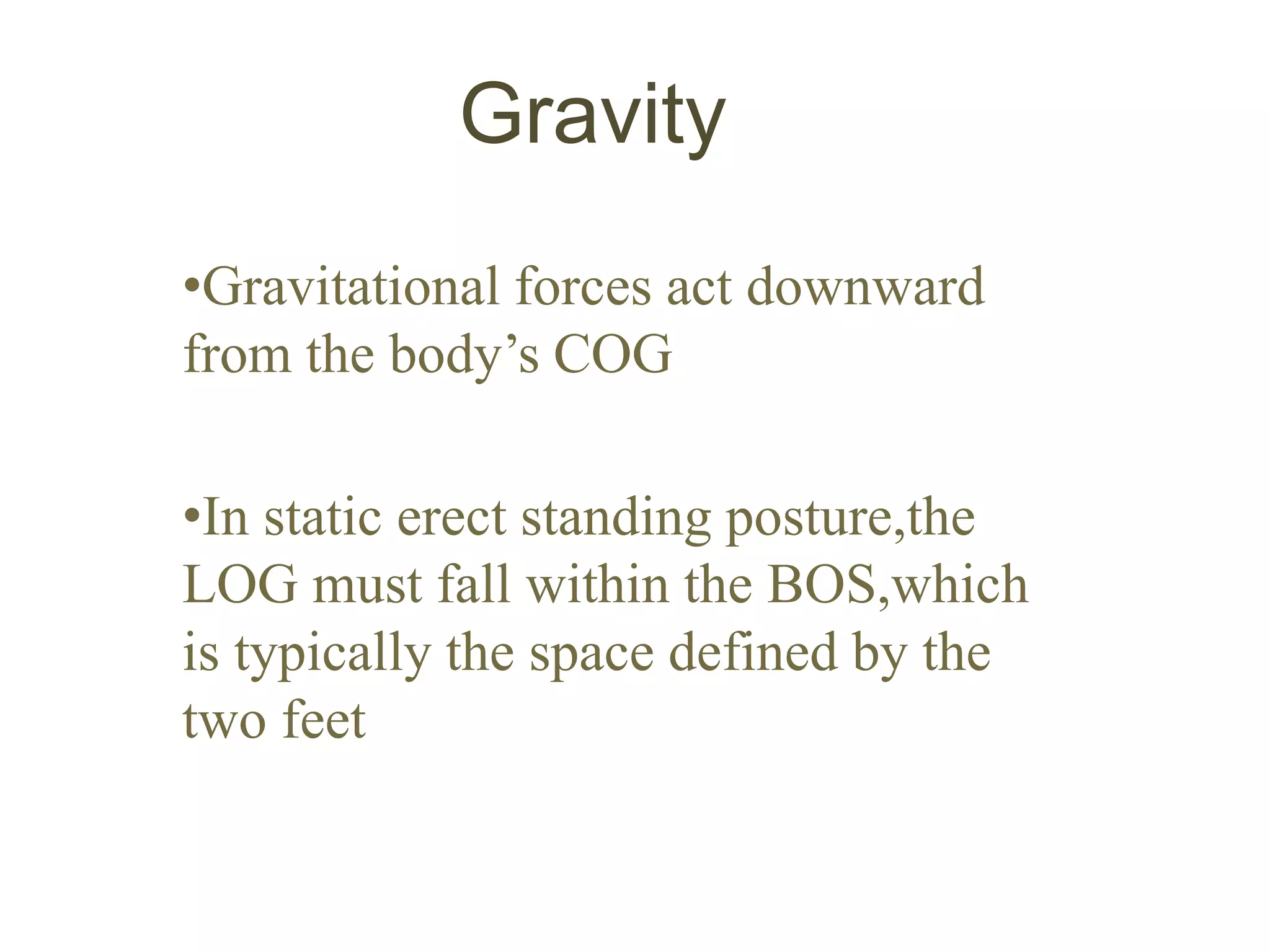 Biomechanics of posture | PPTX