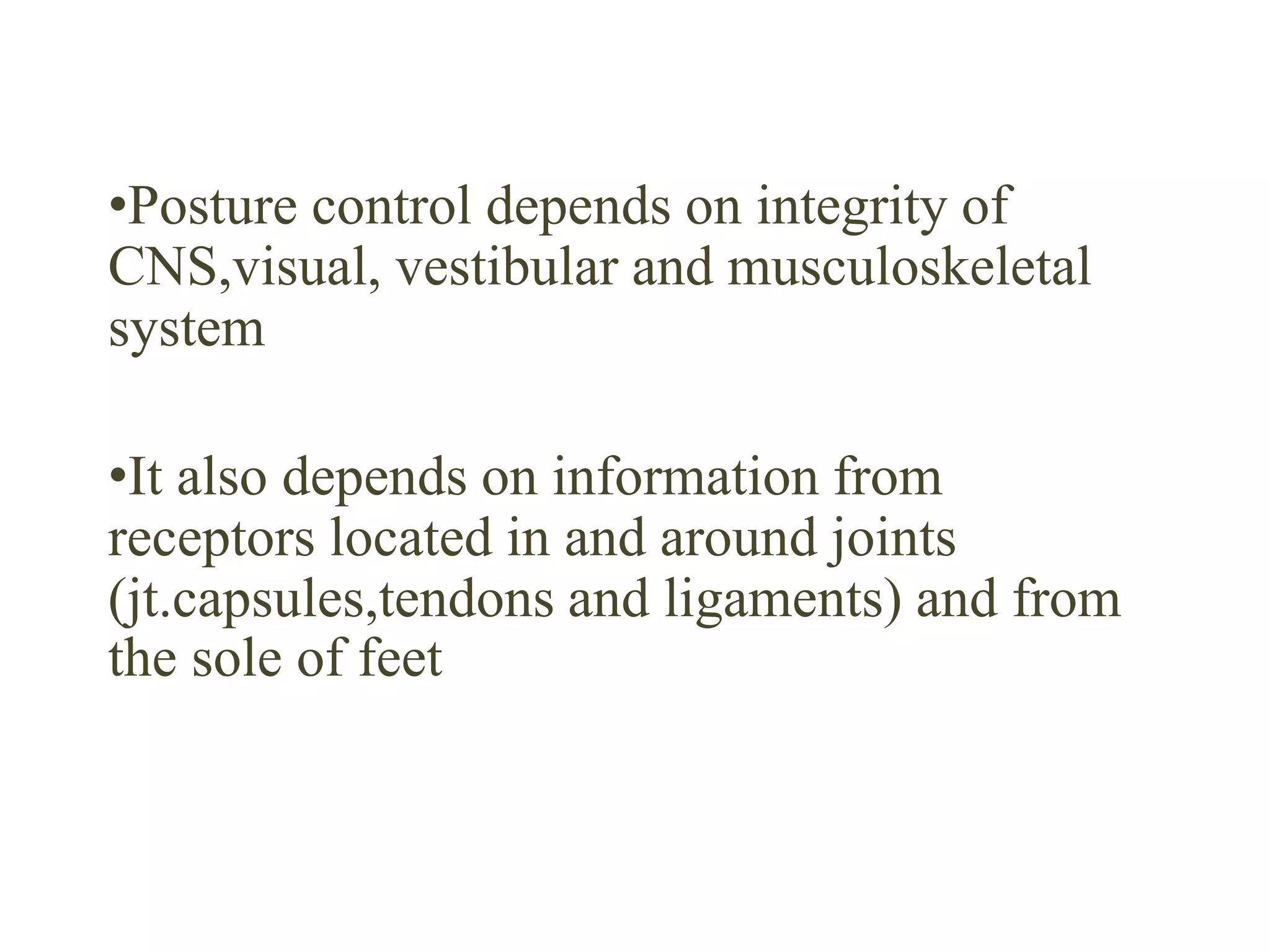 Biomechanics of posture | PPTX