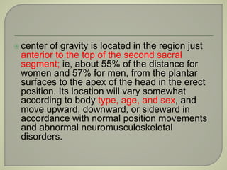 BIOMECHANICS OF POSTURE | PPTX