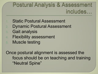 BIOMECHANICS OF POSTURE | PPTX
