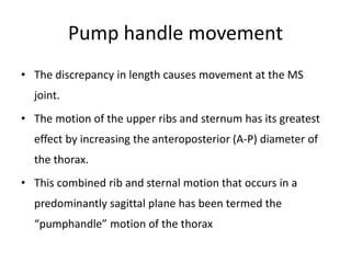 biomechanics of respiration, anatomy and physiology | PPT