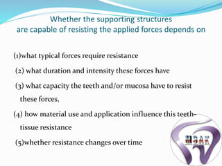 Biomechanics of rpd | PPTX