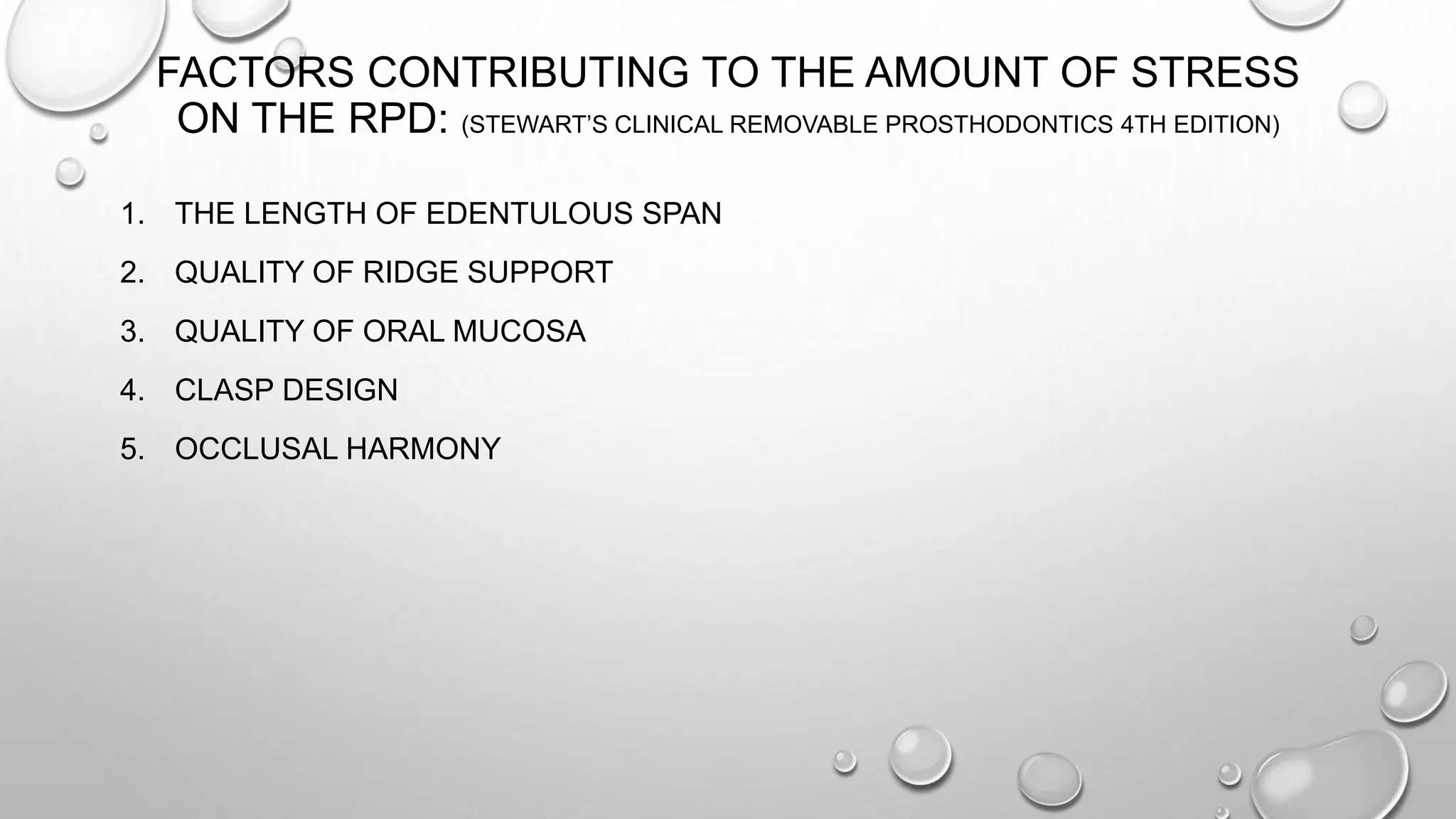 Biomechanics of RPD | PPTX