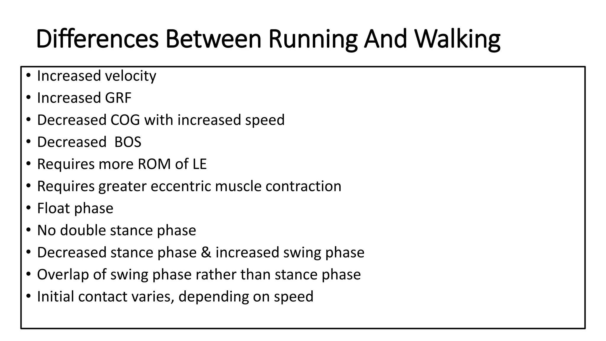 Biomechanics of running BY- KAVITA JOSHI MPT 2ND YEAR | PPTX
