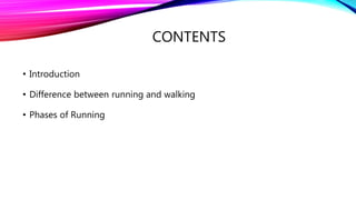 Biomechanics of running | PPTX