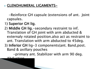 Biomechanics of shoulder | PDF