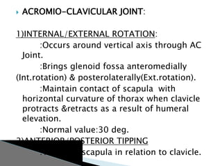 Biomechanics of shoulder | PDF