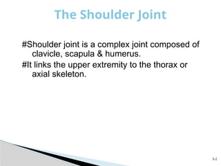 BIOMECHANICS OF SHOULDER joint Upper extremity.pptx