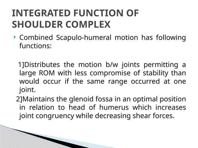 BIOMECHANICS OF SHOULDER joint Upper extremity.pptx