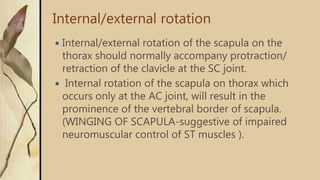 Biomechanics of shoulder complex | PPTX