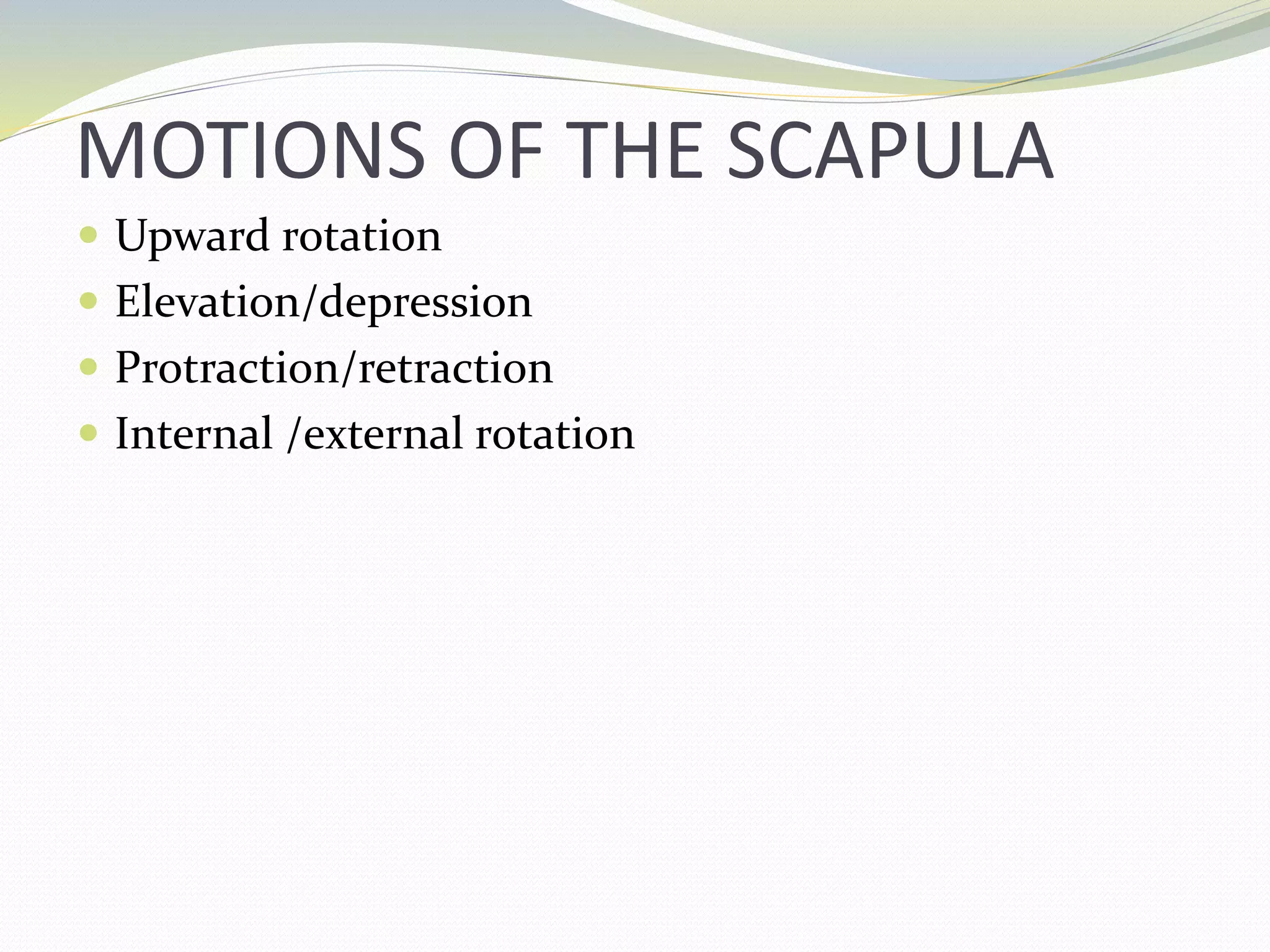 Biomechanics of shoulder complex | PPTX
