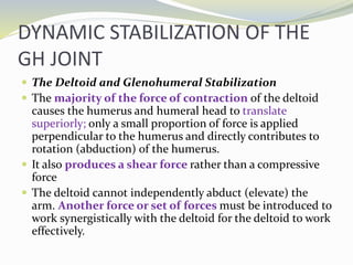 Biomechanics of shoulder complex | PPTX