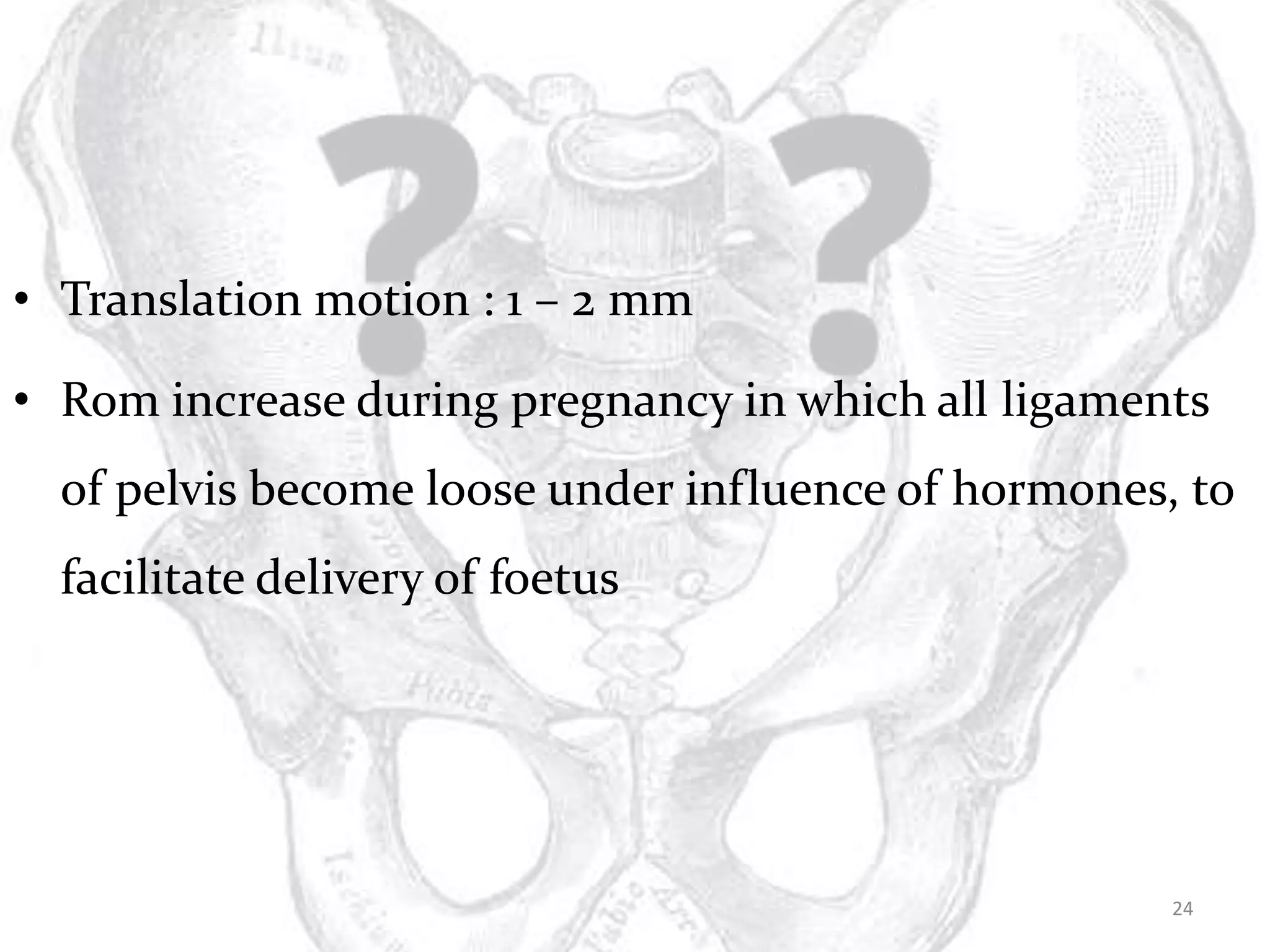 Biomechanics of si joint | PPTX