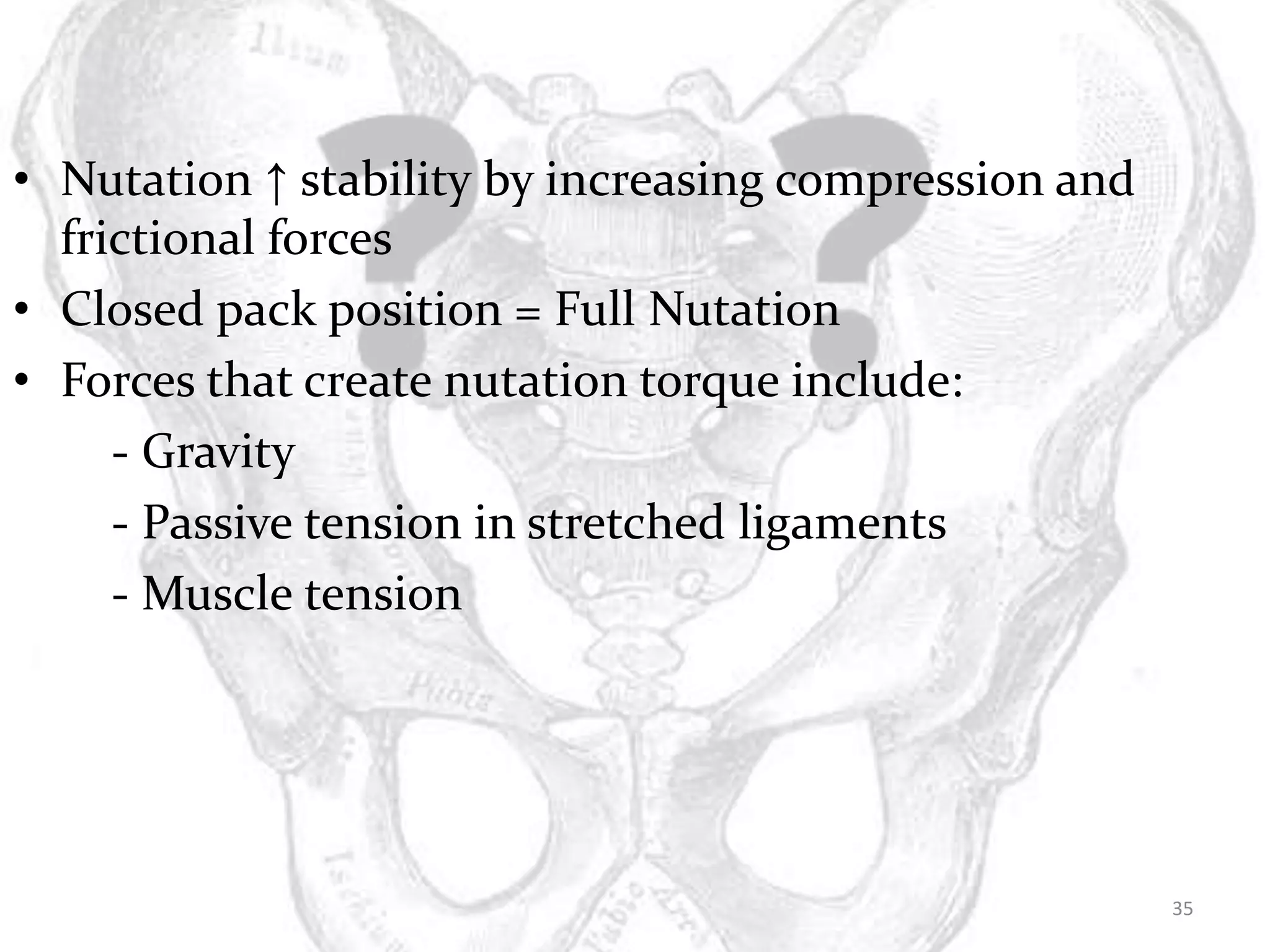 Biomechanics of si joint | PPTX