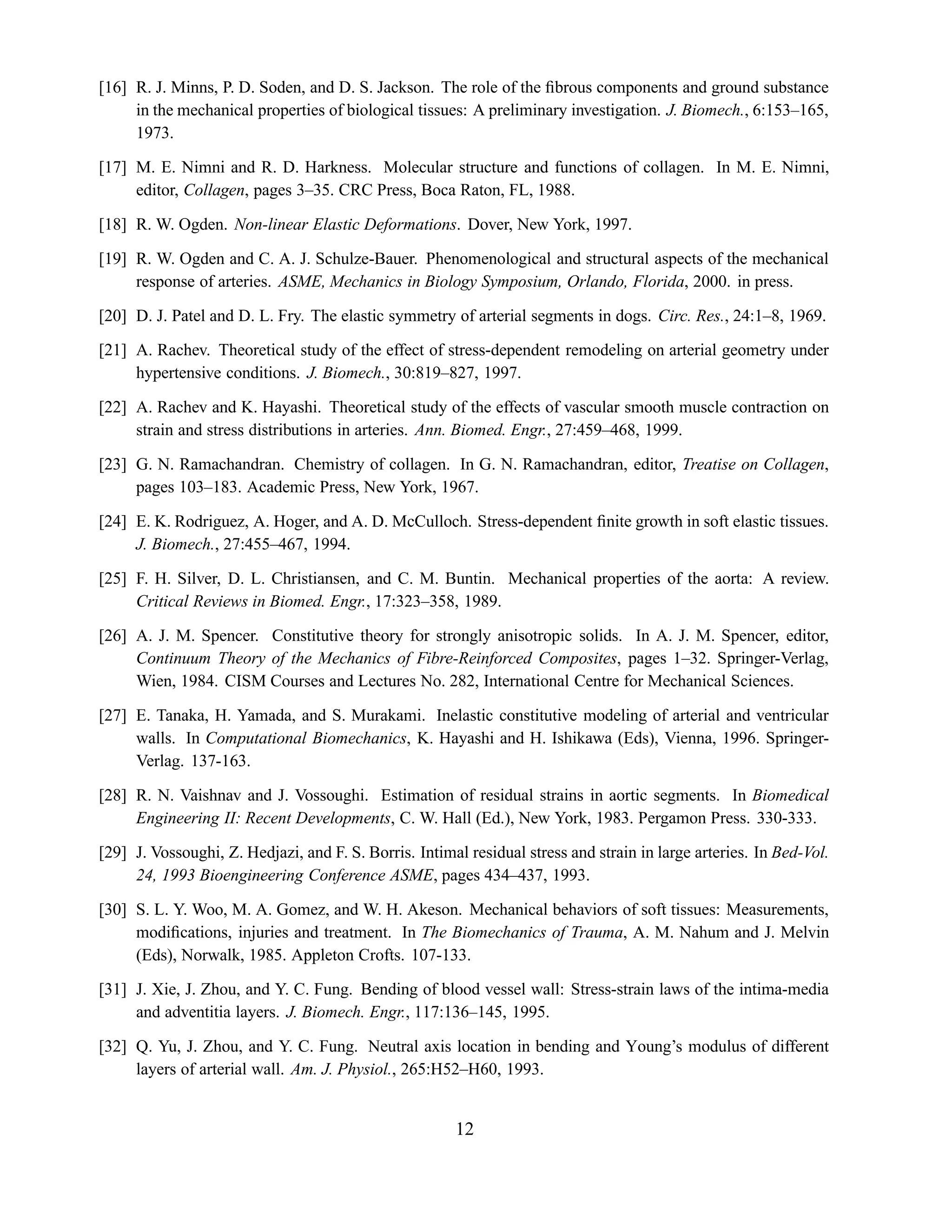 Biomechanics of Soft Tissue.pdf acdWRFDVWV | PDF