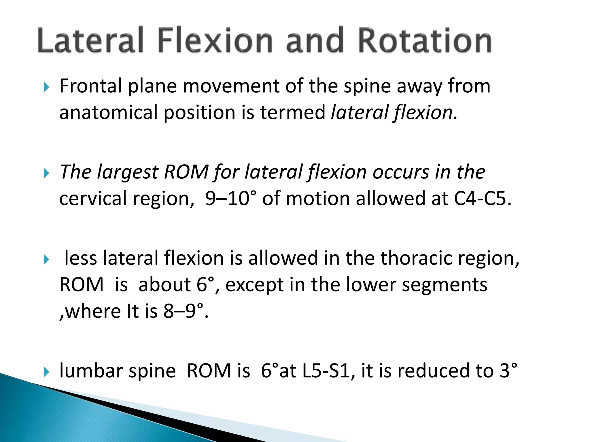 Biomechanics of spine | PPTX