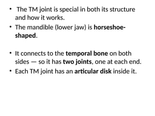 Biomechanics of Temporomandibular Joint. | PPTX
