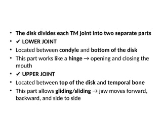 Biomechanics of Temporomandibular Joint. | PPTX