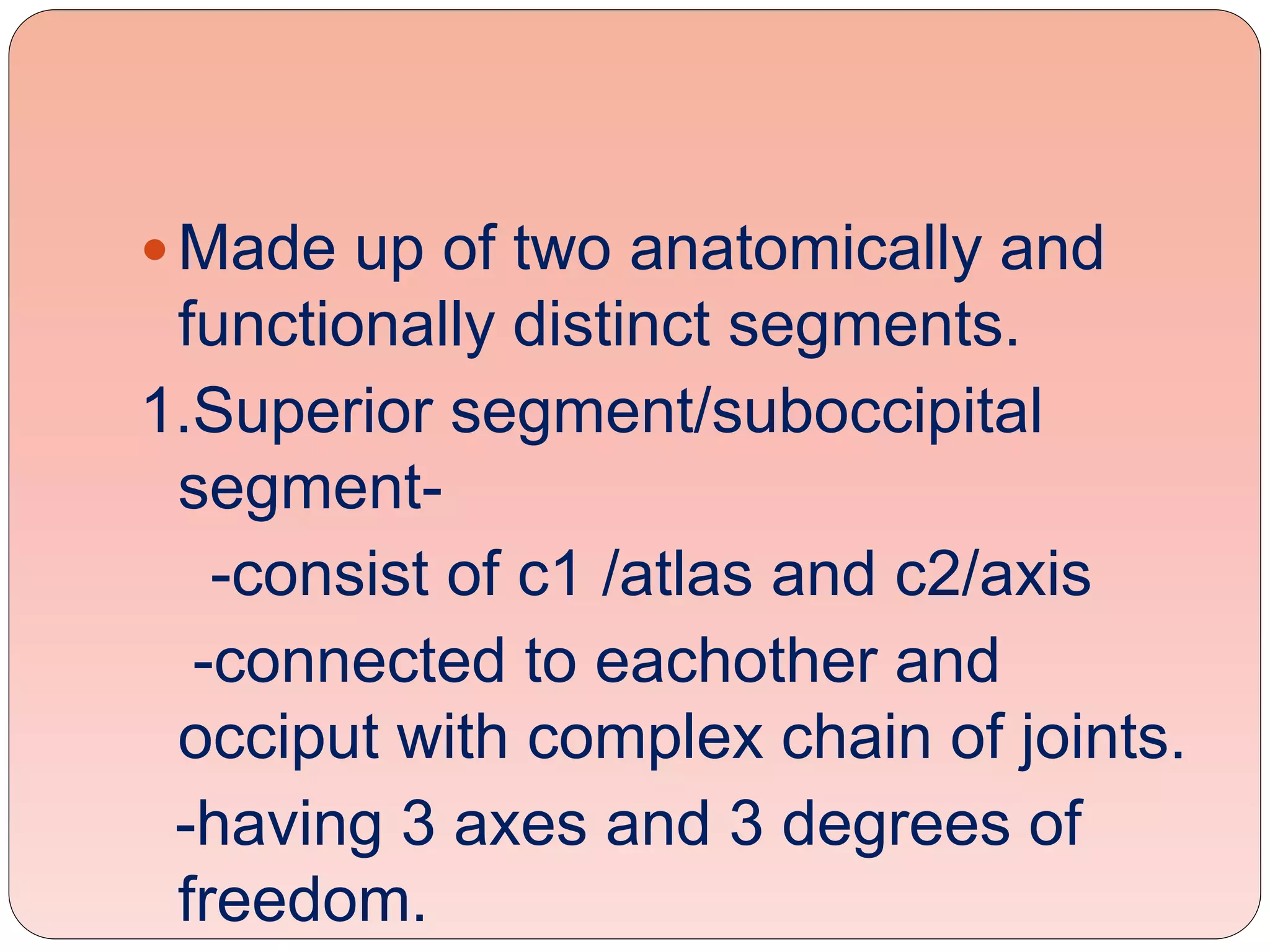 Biomechanics of the cervical spine. ppt (3) | PPTX
