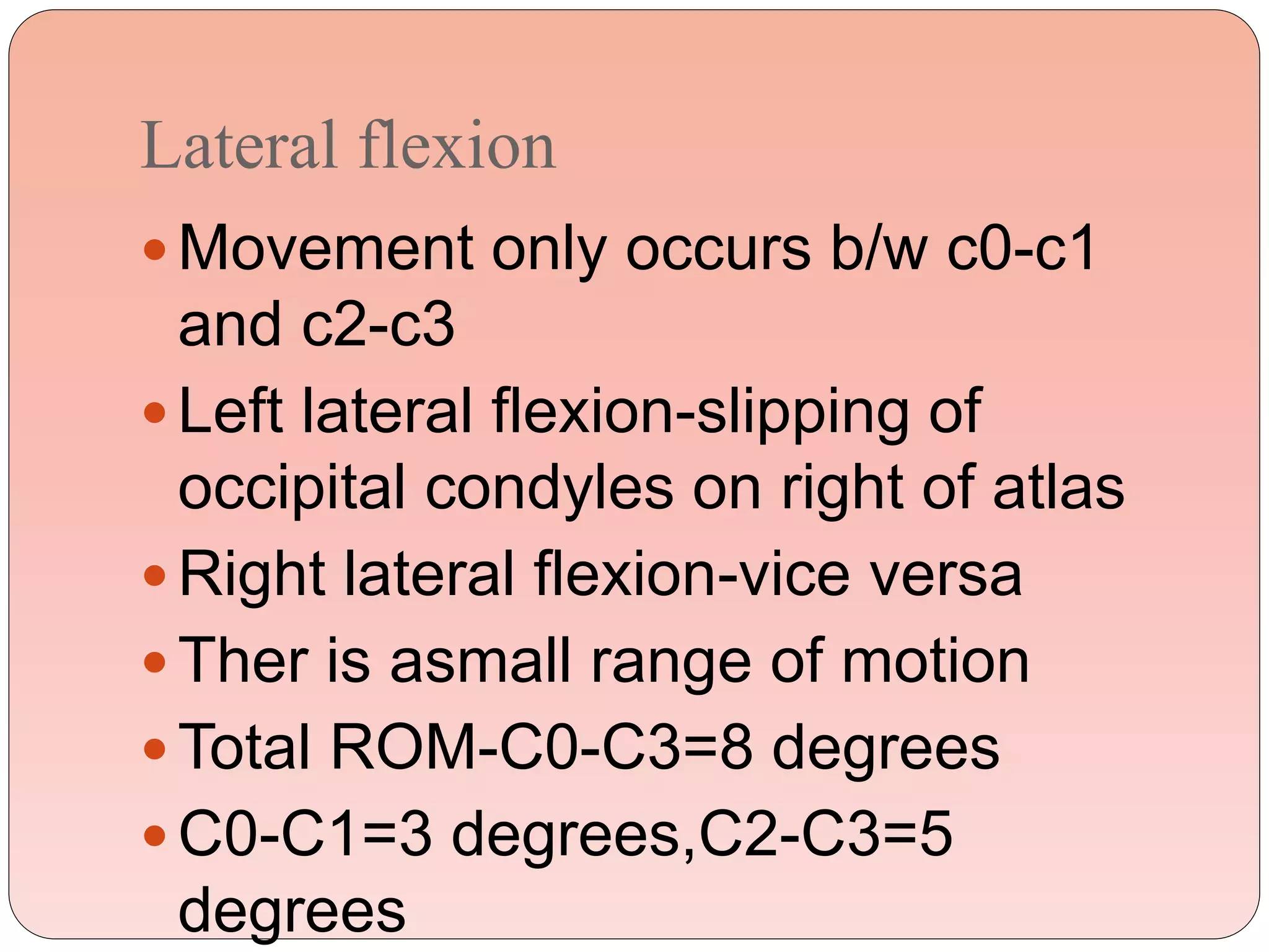 Biomechanics of the cervical spine. ppt (3) | PPTX