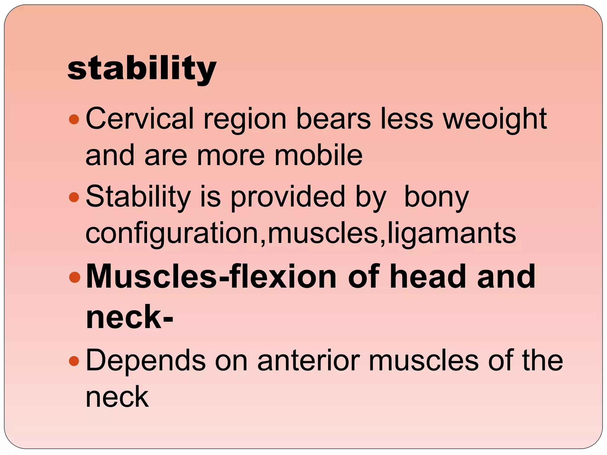 Biomechanics of the cervical spine. ppt (3) | PPTX