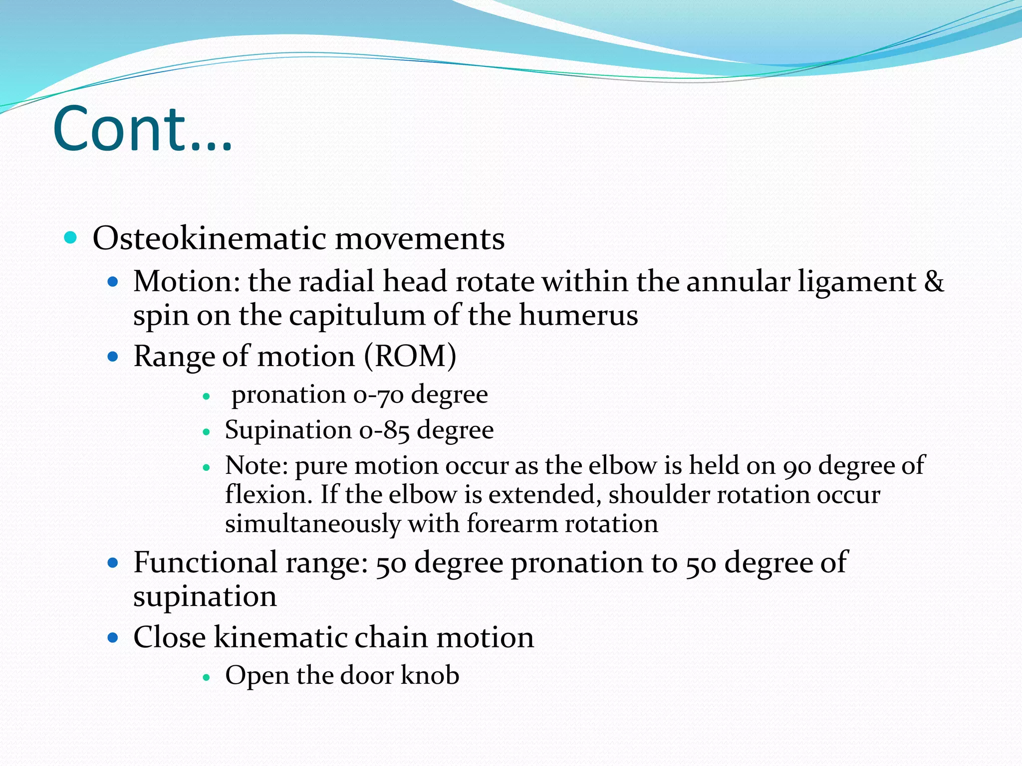 Bio-mechanics of the Elbow Joint | PPTX
