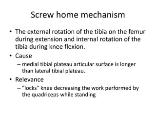 Biomechanics of the hip and knee joint | PPT