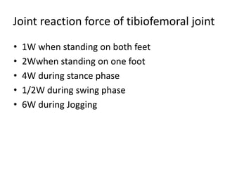Biomechanics of the hip and knee joint | PPT