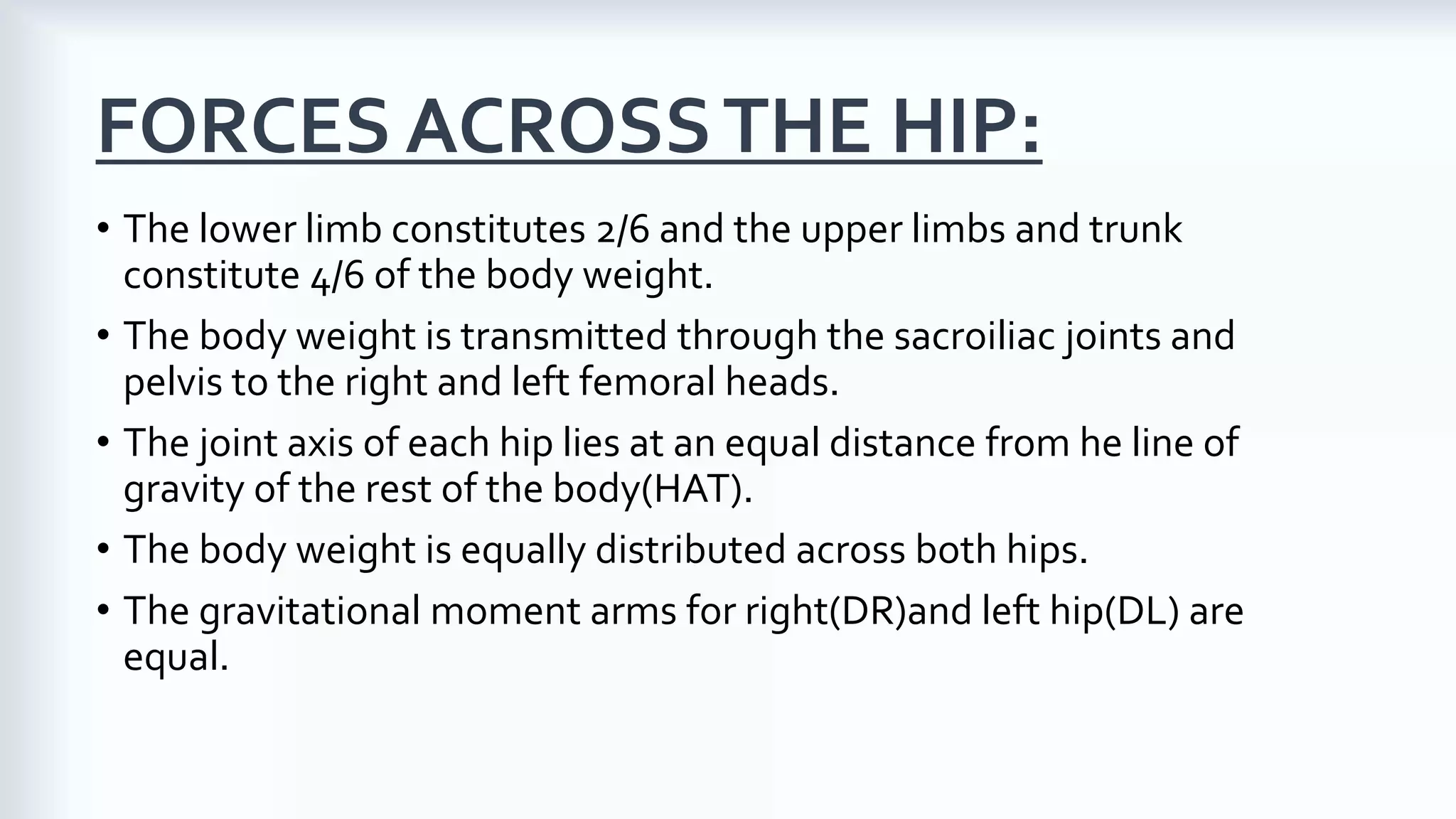 Biomechanics of the Hip Joint | PDF