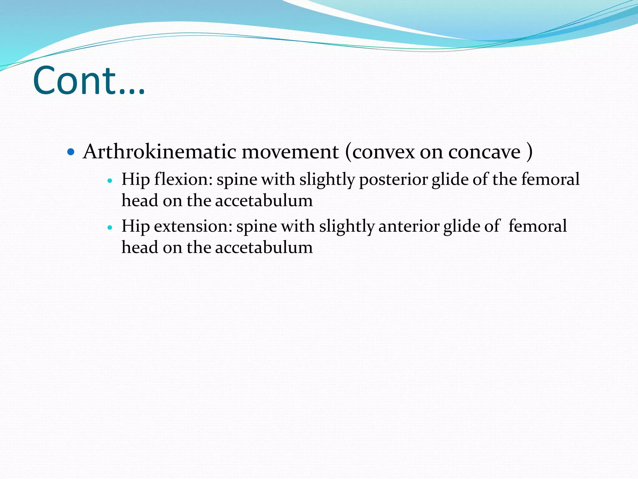Bio-mechanics of the hip joint | PPTX