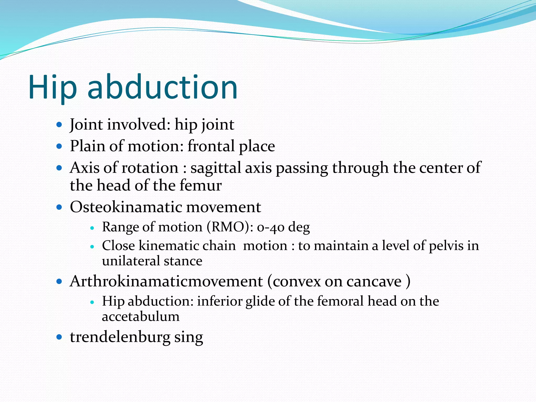 Bio-mechanics of the hip joint | PPTX