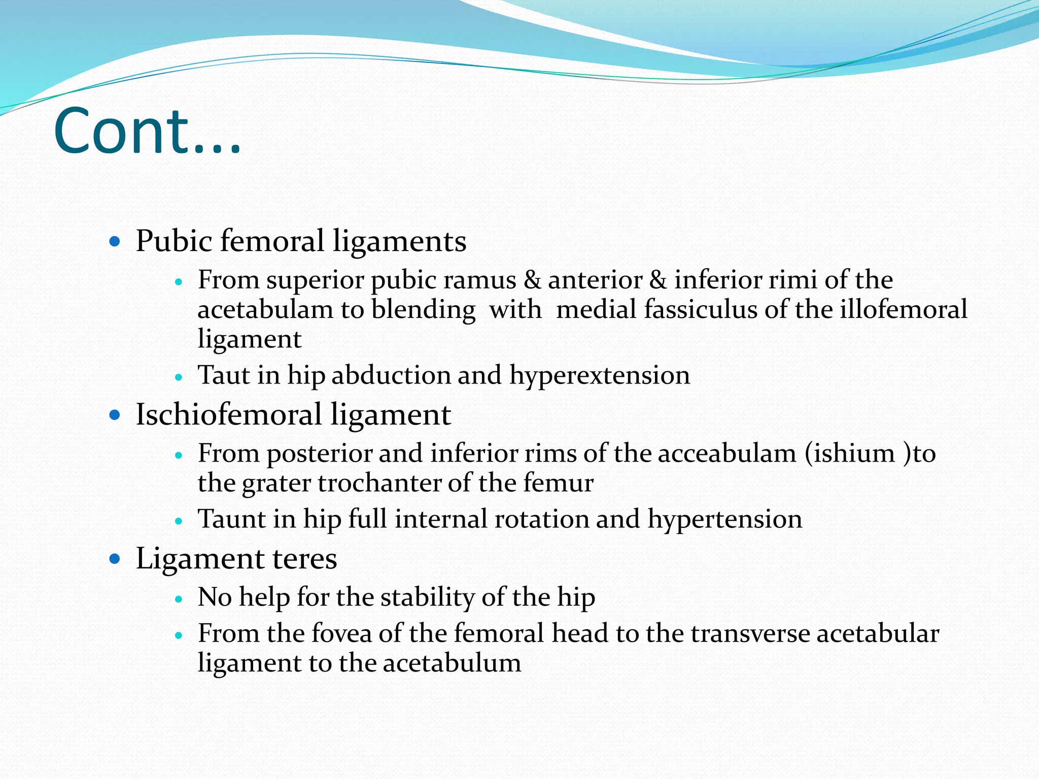 Bio-mechanics of the hip joint | PPTX