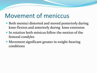Biomechanics of the knee joint | PPTX