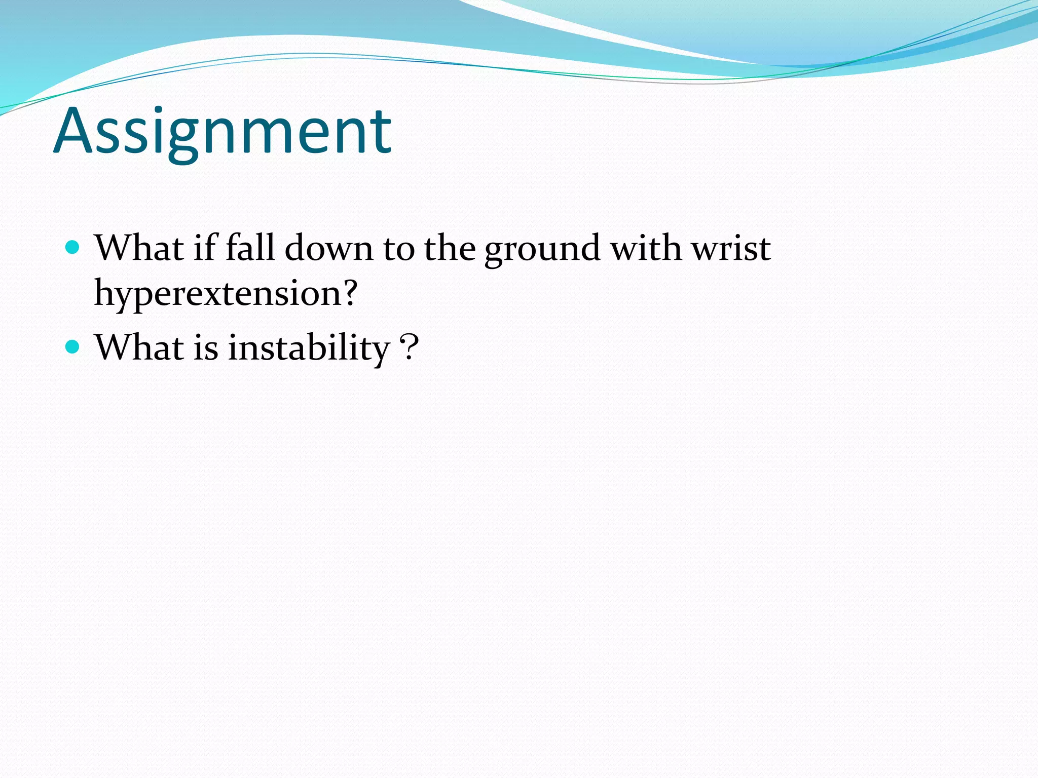 Bio-mechanics of the wrist joint | PPTX