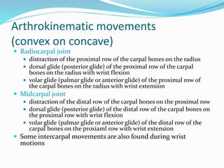 Bio-mechanics of the wrist joint | PPTX