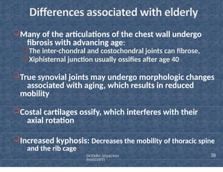 Biomechanics of thorax and the chest wall | PPTX