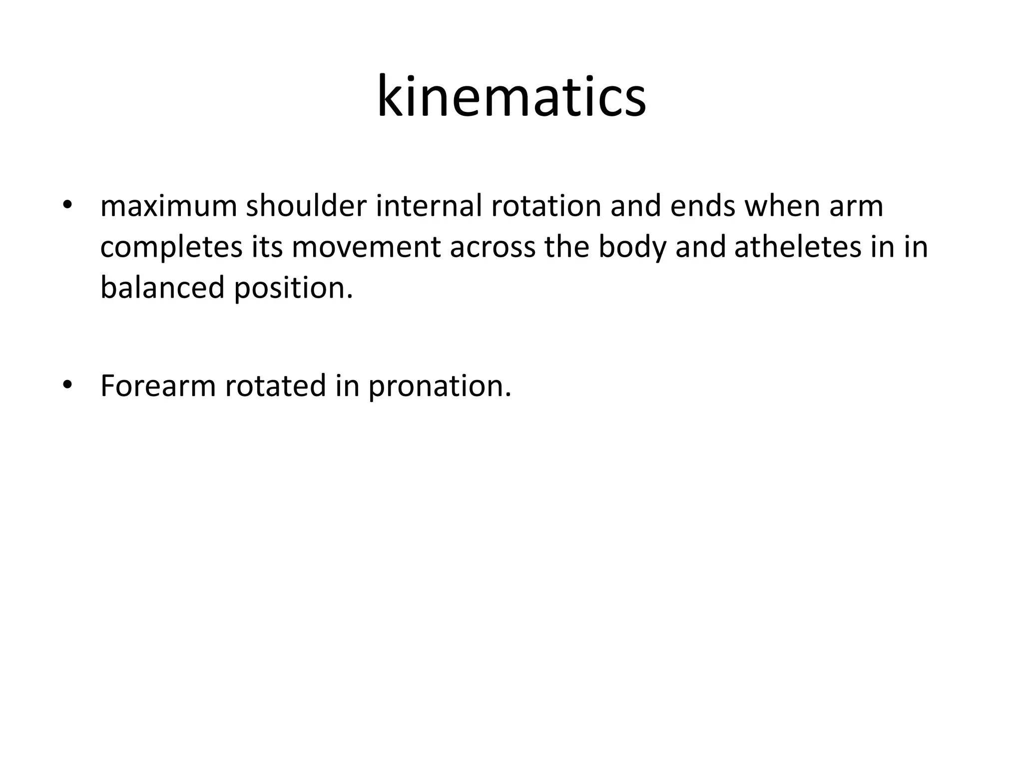 Biomechanics of Throwing | PPTX