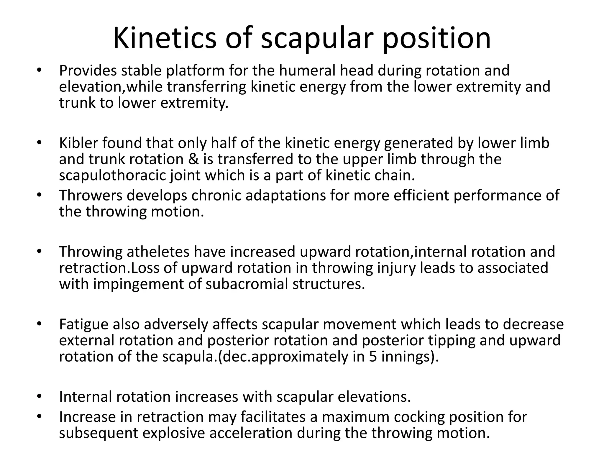 Biomechanics of Throwing | PPTX