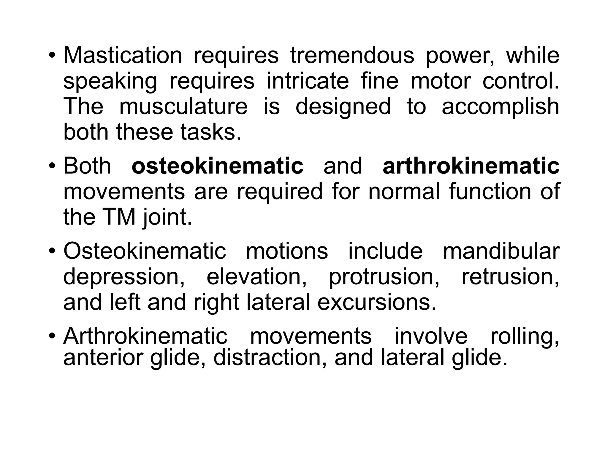 Biomechanics of Temporomandibular Joint | PPTX