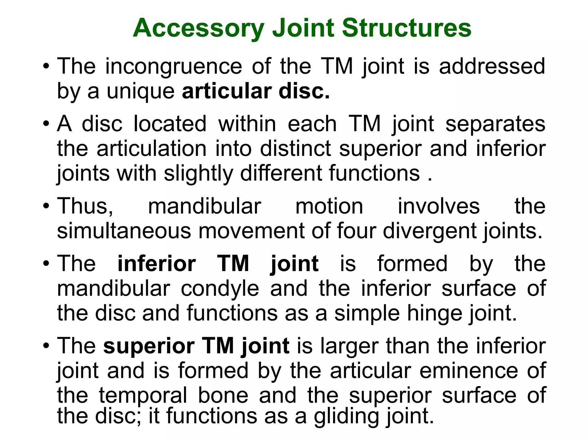 Biomechanics of Temporomandibular Joint | PPTX