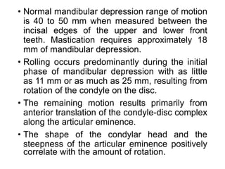 Biomechanics of Temporomandibular Joint | PPTX